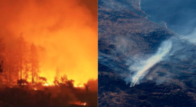 Así Lucen Hoy Incendios En California Desde El Espacio Fotos Tiempo