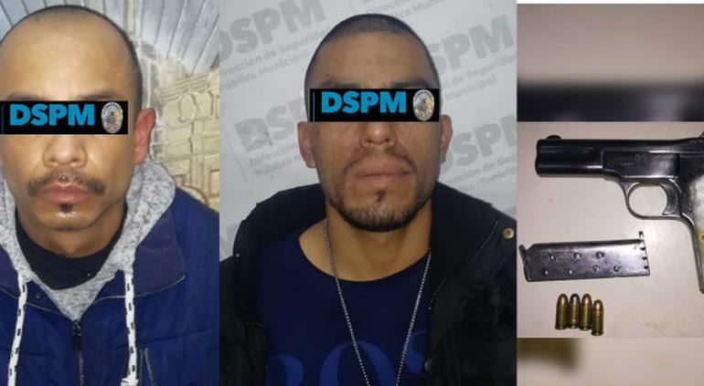 Detienen a 2 que amenazaban con pistola a hombre Detienen a 2 que amenazaban con pistola a hombre