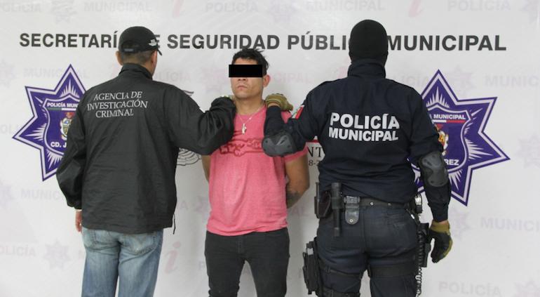 Cayó “sicario” líder de “Los Mexicles” con arma de fuego en Juárez