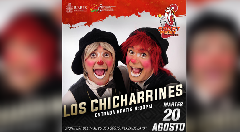 Los Chicharrines hoy en la Plaza de la Mexicanidad