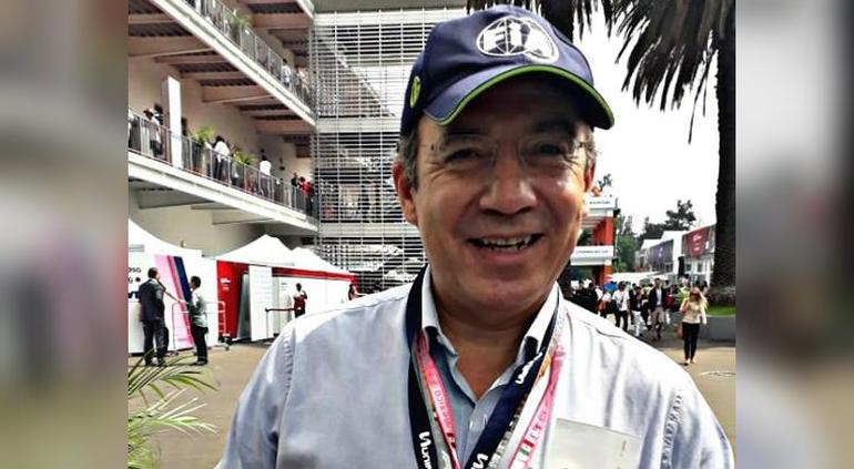 Felipe Calderón apareció en el Gran Premio de México