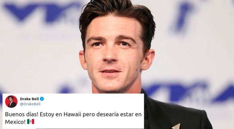 Drake Bell lo hace de nuevo; cumple su promesa y ¡extraña a México!