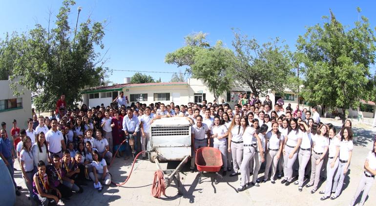 Arreglan instalaciones del plantel 20 del Cobach