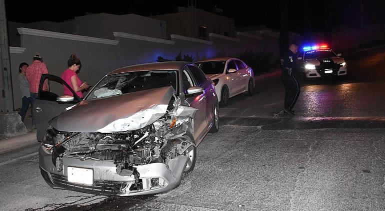 Un aparatoso accidente de registro la noche de este Miércoles al norte ...
