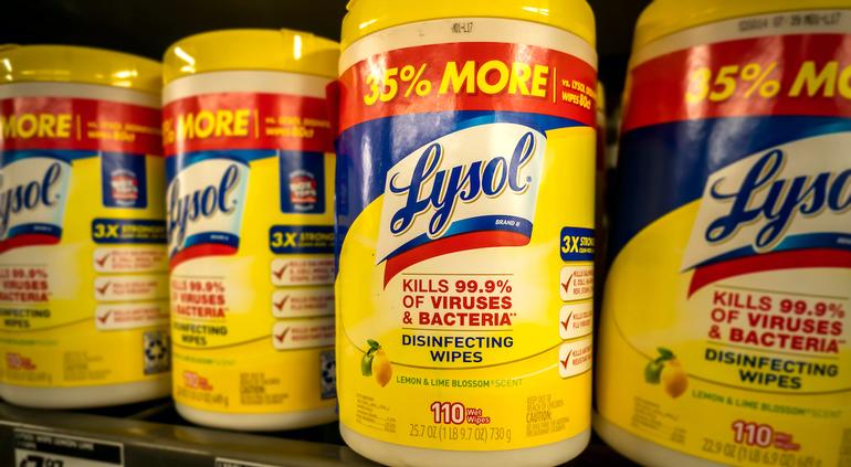 Desmintió Lysol declaraciones de Donald Trump