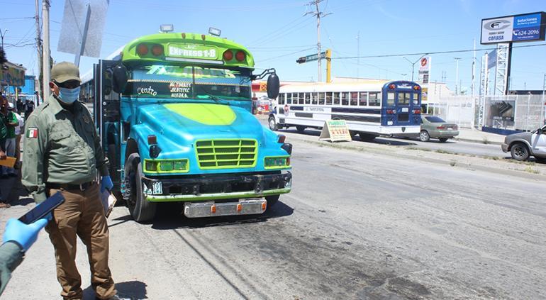 Así operarán rutas en Juárez tras decreto de movilidad