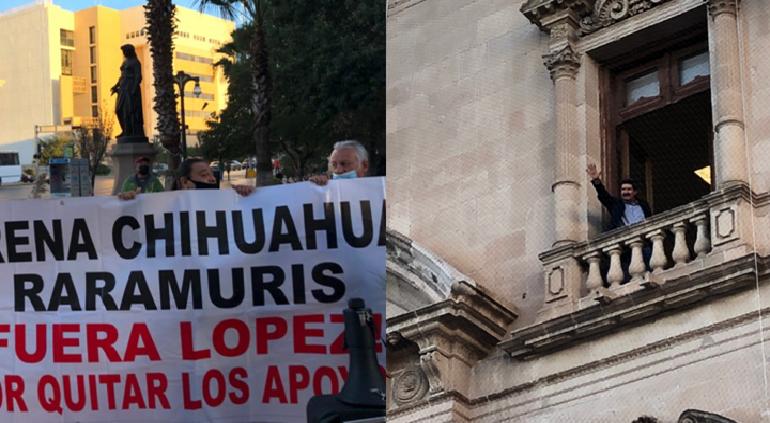 Integrantes del Frente Nacional AntiAMLO arribaron esta tarde a la Zona ...