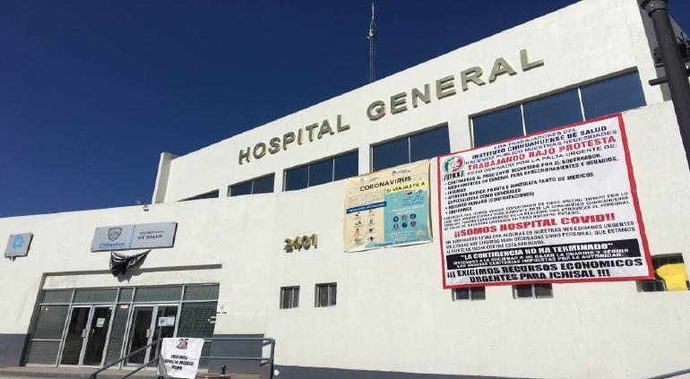 Saturan camas con ventilador del Hospital General de Juárez
