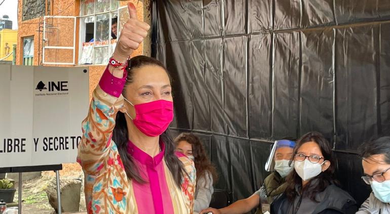 🗳️ 2021: “Hay que ejercer nuestro derecho”, vota Sheinbaum