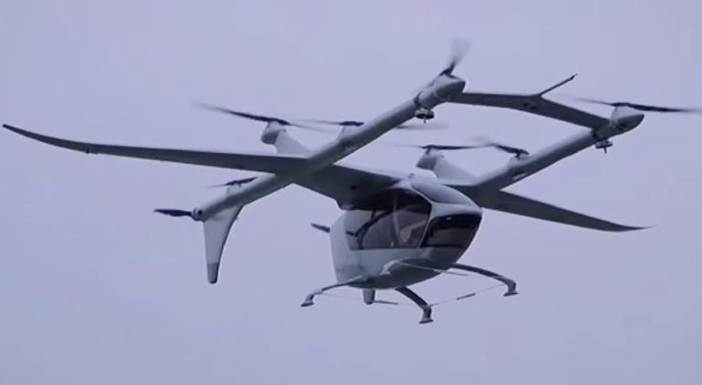 Completa dron eléctrico para pasajeros su primer vuelo 🎦
