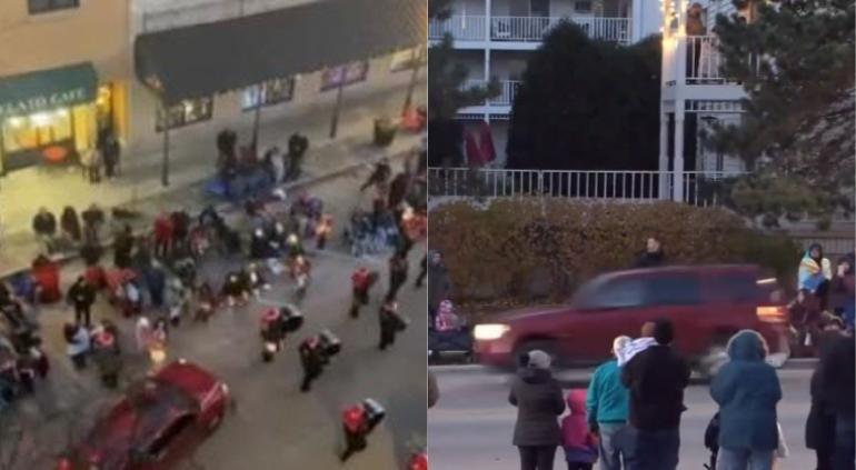 FUERTE VIDEO: momento exacto del atropello en desfile de Wisconsin🎦