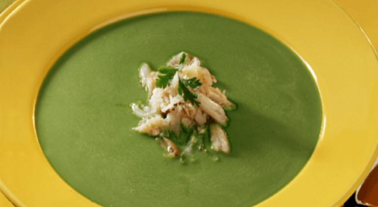 Cocina esta sopa de jaiba verde para el frío
