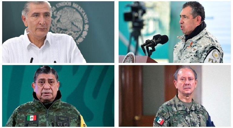 López Crescencio Sandoval Ojeda Y Bucio Con Amlo En Juárez