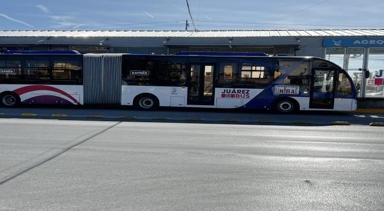Así luce el nuevo diseño de los camiones del JuárezBus