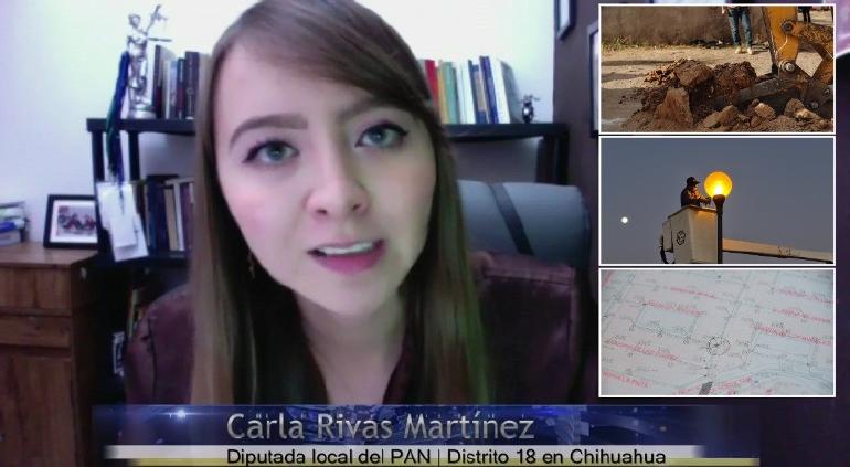 La diputada Carla Rivas Martínez enlistó serie de algunas obras ...