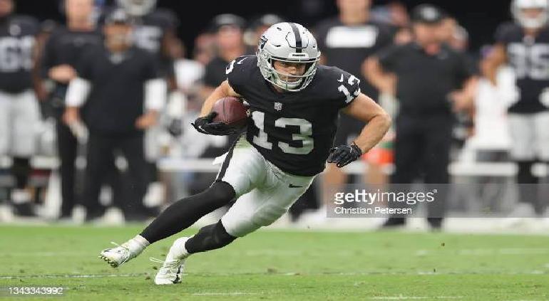Hunter Renfrow logra millonaria extensión de contrato con los Raiders