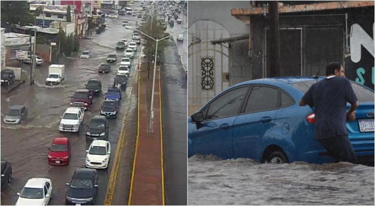¡Cuidado! Pide Protección Civil evitar estas calles por inundaciones