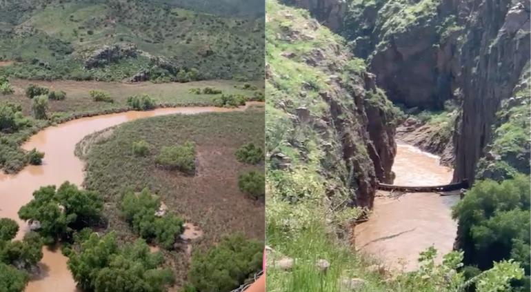 ¡Impresionante! Así captaron Lago Jacales tras lluvias🎦