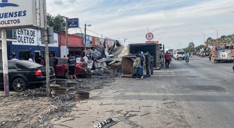 Detuvieron A Conductor De Tráiler En Villa Ahumada Lo Identificaron