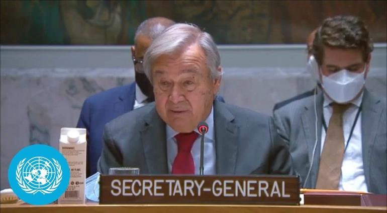 “Totalmente inaceptable” la amenaza nuclear de Putin: jefe de la ONU