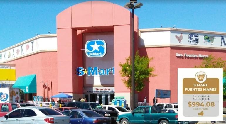 S-Mart Fuentes Mares, el más barato en precios de canasta básica