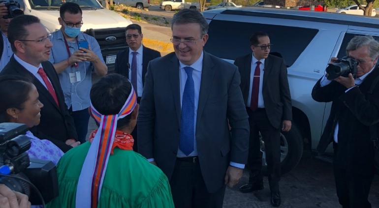 Bajó número de migrantes, EU abrió ventanilla: Marcelo Ebrard