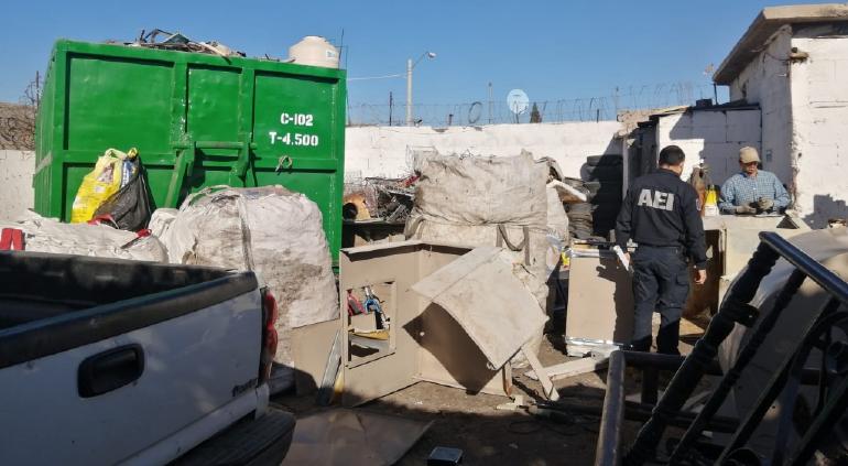 Clausuraron chatarrera por incumplir medidas de seguridad