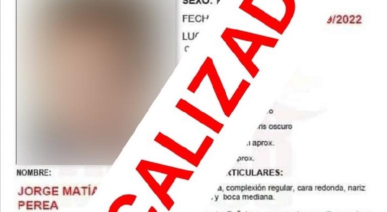 Localizan en Durango al bebé Jorge Matías