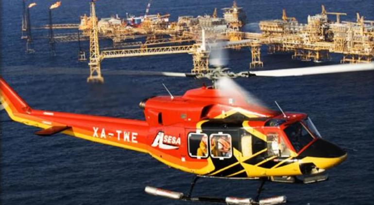 Cayó helicóptero en sonda de Campeche, dos desaparecidos