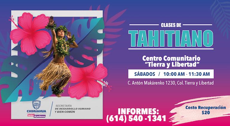 Aprende baile Tahitiano en el centro comunitario Tierra y Libertad
