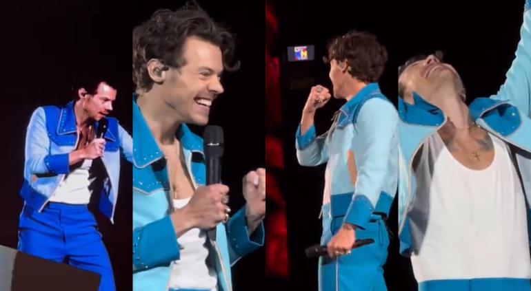 Novio pidió matrimonio ¡en concierto de Harry Styles! Así fue📸🎦