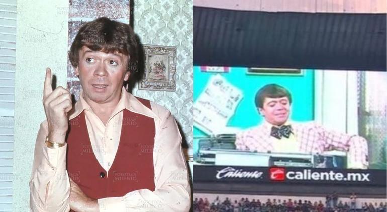 ¡Entre aplausos! Rindieron homenaje a Chabelo en el México-Jamaica