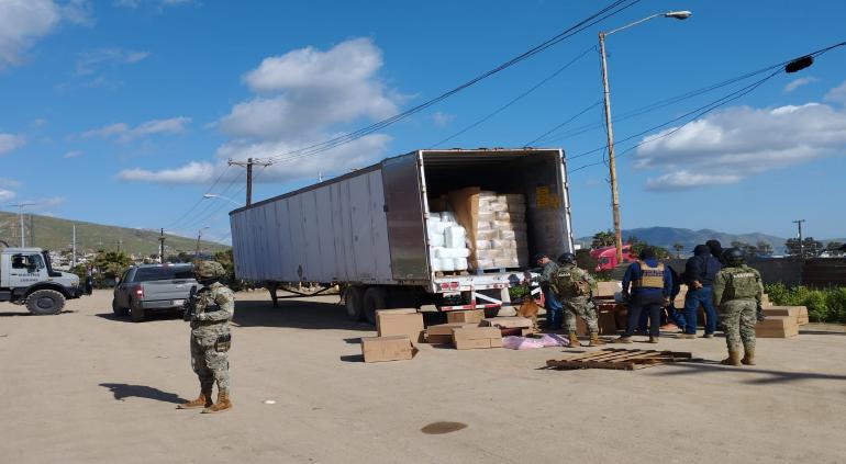 Aseguraron más de 12 toneladas de marihuana en Tijuana: Marina