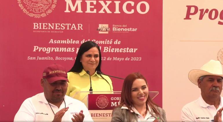 Justicia para San Juanito: Ariadna Montiel por Banco del Bienestar