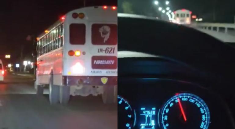 Captan a “carrerosa” unidad en la Juan Pablo🎦