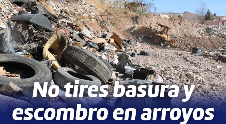 Evita inundaciones, no tires escombro en arroyos: alerta SPM