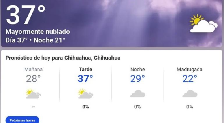 Calorón: Llegó Chihuahua a 37°C