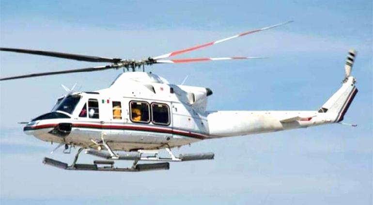 Desploma helicóptero de Pemex en Campeche