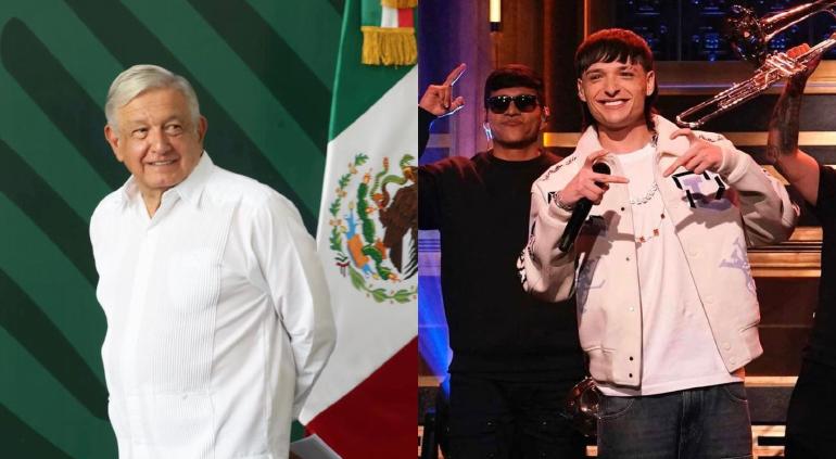 AMLO critica corridos: ¿Se refiere AMLO a Peso Pluma?
