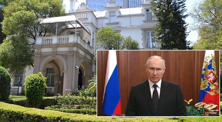 Reacciona Embajada de Rusia en México con mensaje de Putin