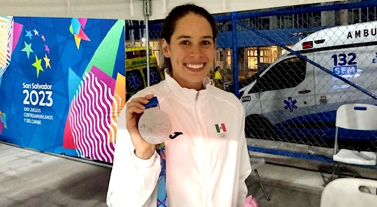 Medalla de plata de Byanca Melissa Rodríguez en los JCC San Salvador