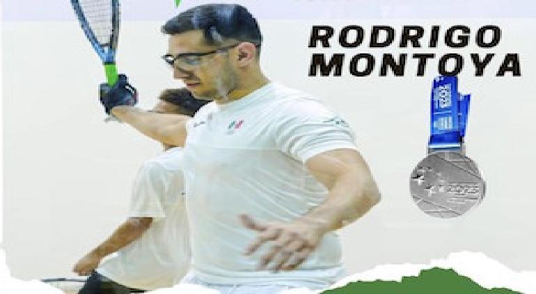 Chihuahuense Rodrigo Montoya se queda con Plata en Raquetbol en JCC