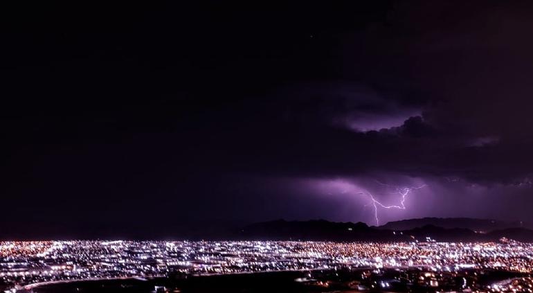 📸¡Venus a la vista! Así lució noche de relámpagos en el Pinacate📸