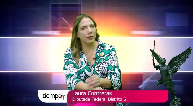 Claro levanto la mano para buscar la reelección: Laura Contreras