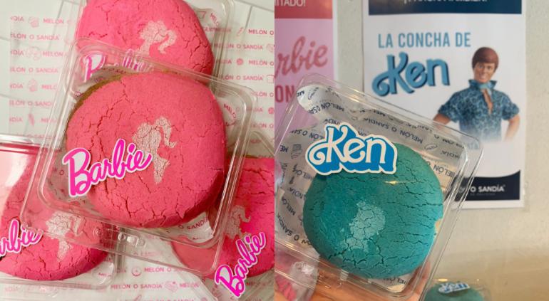 Panadería creó la Barbie-concha y la Ken-concha rellenas de nata 📸