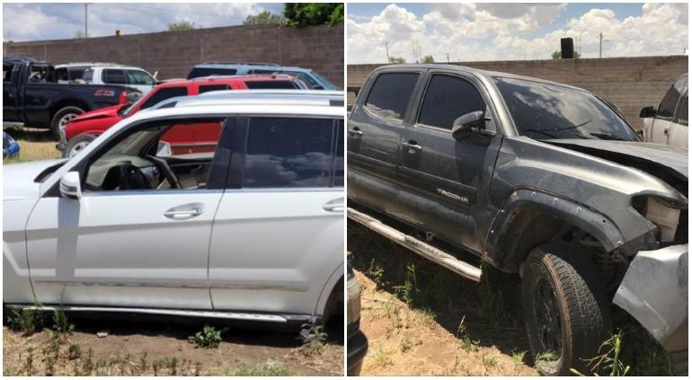 Localizan y recuperan dos autos con reporte de robo en La Junta