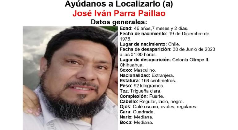 Buscan a José Parra, desapareció hace 3 semanas en Chihuahua