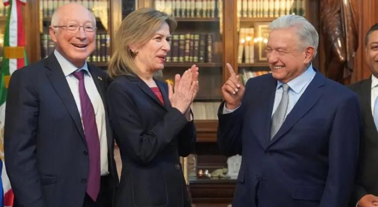 Lucha contra fentanilo: Ken tras reunión de AMLO y Liz Sherwood