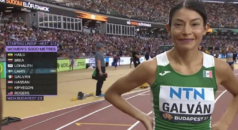 Pasó mexicana Laura Galván a final de Atletismo en Budapest