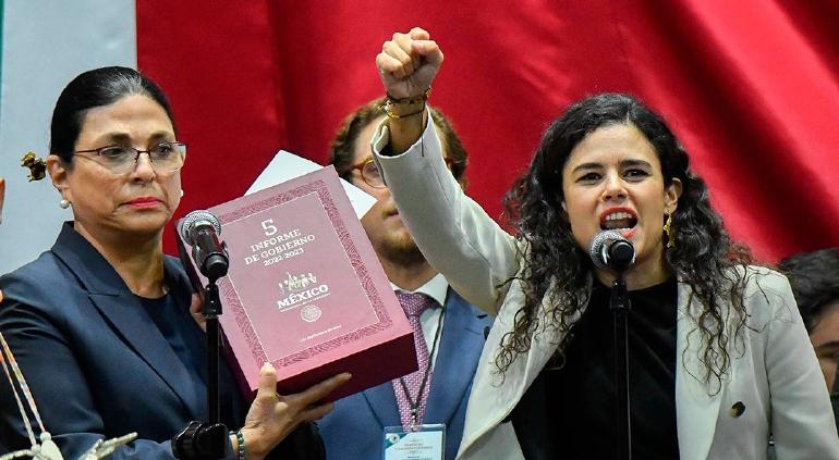Entregó Titular De Segob Quinto Informe De Amlo Al Congreso